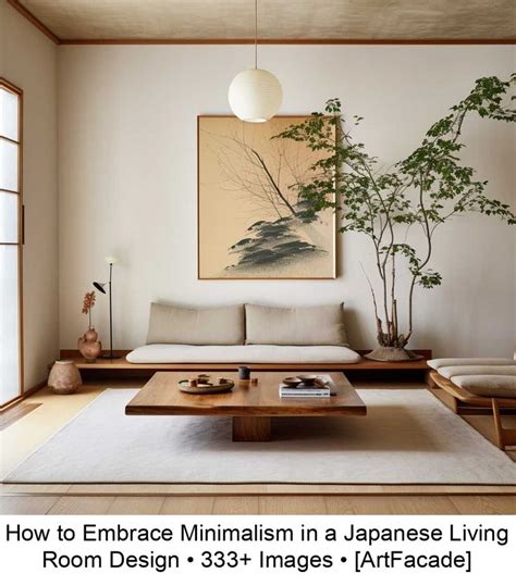 How to Embrace Minimalism in a Japanese Living Room Design • 333+ Images • [ArtFacade ...