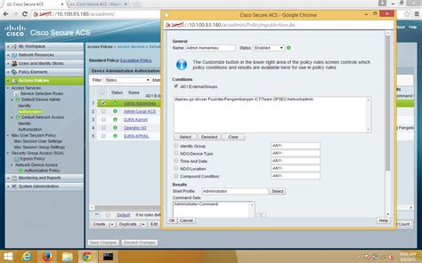 Access Policies On ACS Cisco Community