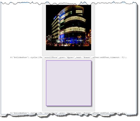 Jquery Cycle Plugin Code With Sharepoint Stack Overflow