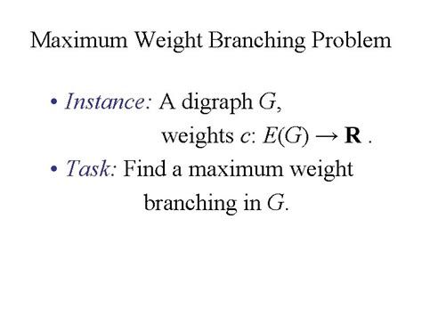 Spanning Tree Lecture 4 Minimum Spanning Tree Problem