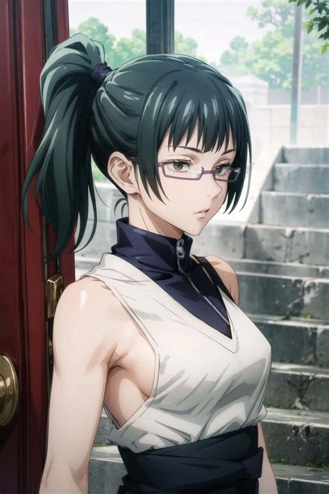 Download Maki Zenin Anime Portrait Wallpaper Wallpapers Com