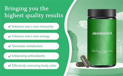 Anefose Body Deodorizing Supplement Body Deodorant