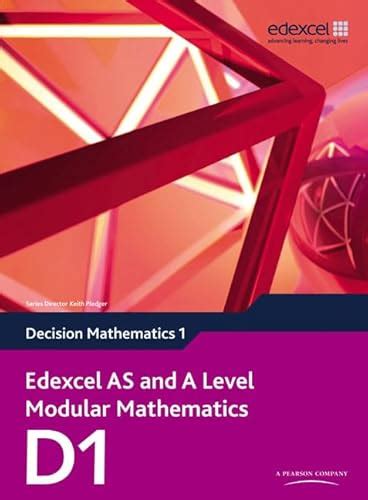Edexcel Mod Maths As A Decisi Maths Modular Mathematics As A Jameson Susie