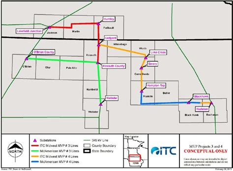 Itc Line Map