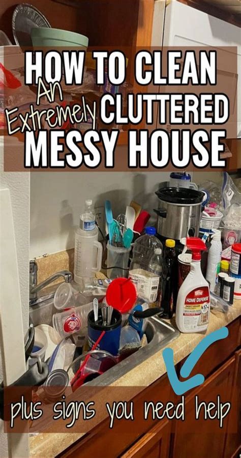 Extremely Messy House Cleaning Checklist And Action Plan House