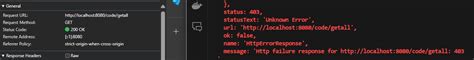 Angular HttpErrorResponse On Visual Studio Code Console Stack Overflow