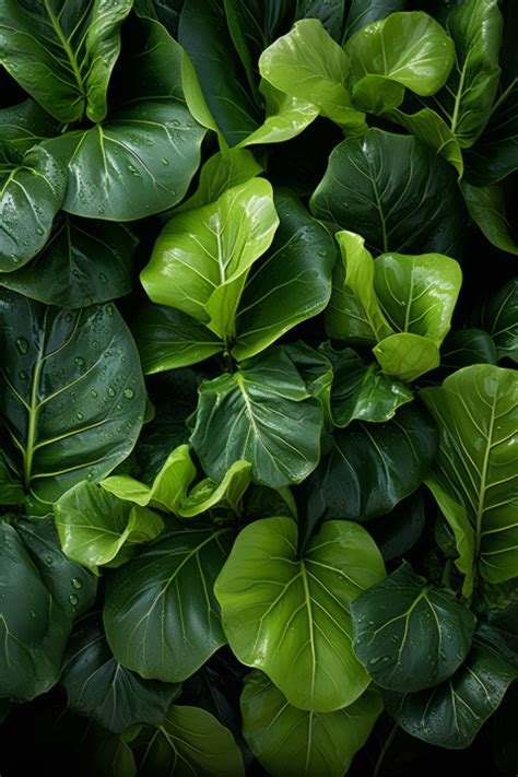 Fiddle Leaf Fig Tree Wallpaper Unreal Images Free Ai Generated