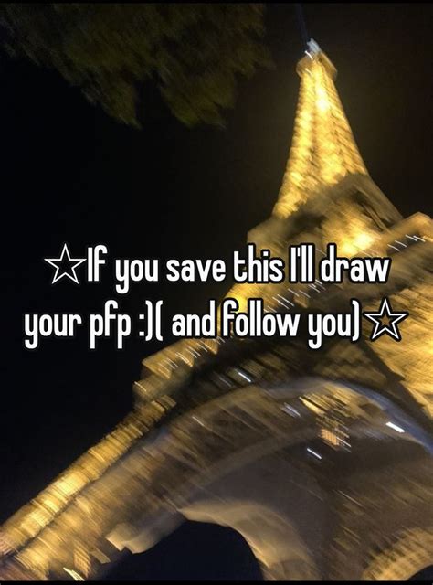 If You Save This Pin Ill Draw Your Pfp And Follow You First 5