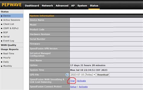 Hot Failover Wan As Lan Feature Pack On Pepwave Max Br1 Mini On