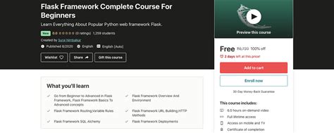 Flask Framework Complete Course For Beginners Free Premium Course