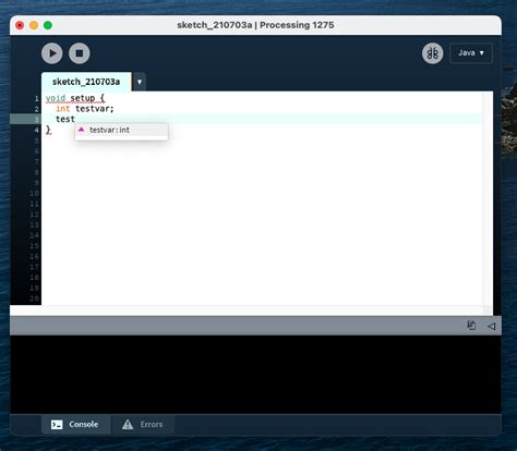 Code Completion Not Working · Issue 177 · Benfryprocessing4 · Github