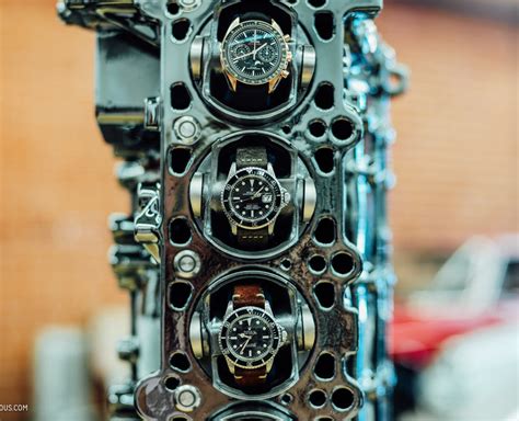 This Automatic Watch Winder Is Built Into An E36 M3 Engine Block