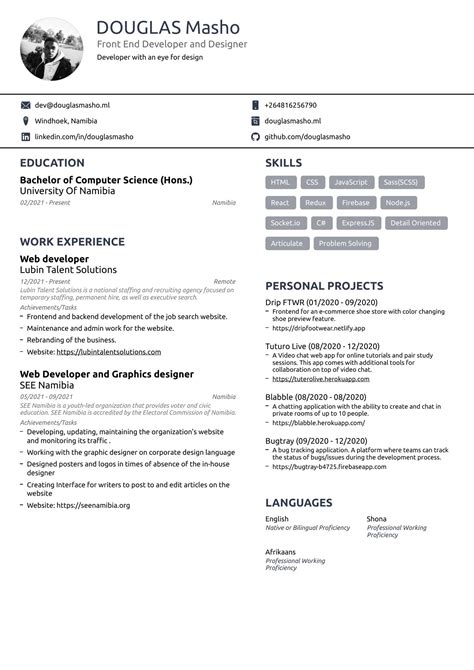 Douglass Resume 6pdf Docdroid