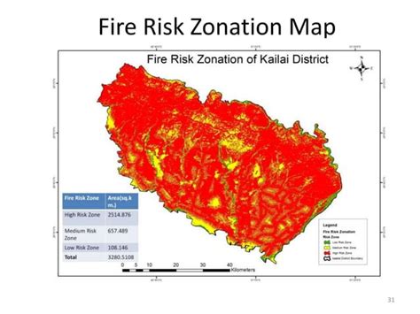 Fire Risk Mapping Using Gis Pptx Geography Science