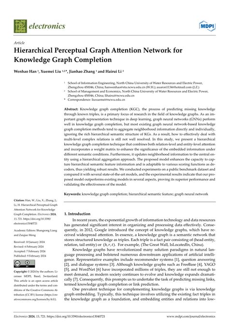 Pdf Hierarchical Perceptual Graph Attention Network For Knowledge Graph Completion