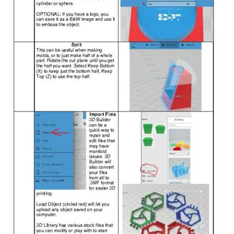 3d Builder Cheat Sheet For Windows 10 Classful