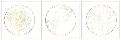 트렌디 한 선형 미니멀 한 스타일의 여성 로고 디자인 템플릿 튤립과 장미 꽃과 식물 잎 화장품 보석 미용 및 수제 제품을 위한 엠블럼 상징 및 아이콘 0명에 대한 스톡 벡터