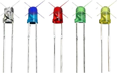 5 Mm Leds 5 Colors 500pcs Box Kit Smartqat