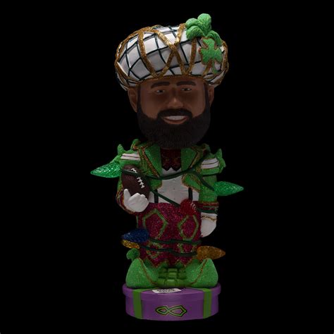 Jason Kelce Mummer Suit Holiday Lights Bobblehead Foco
