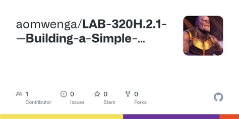 Github Aomwengalab 320h21 Building A Simple React Application