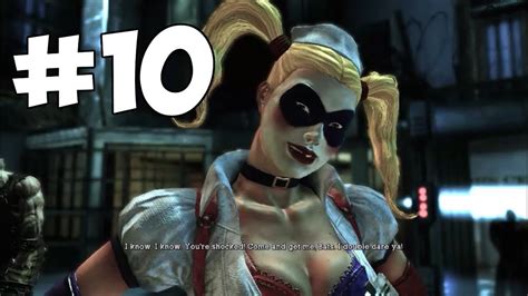 Batman: Arkham Asylum - Part #10 ("Apprehend Harley Quinn") - YouTube