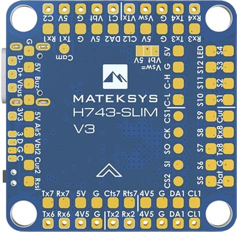 How To Use H743 Slim V3 Pinouts Specs And Examples Cirkit Designer