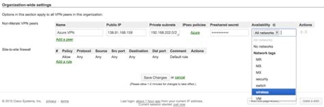 Now In The Meraki Mx Vpn Tagging Cisco Meraki Blog