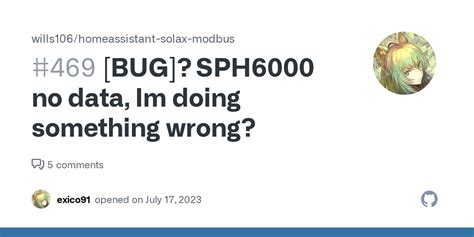 BUG SPH No Data Im Doing Something Wrong Issue Wills Homeassistant Solax