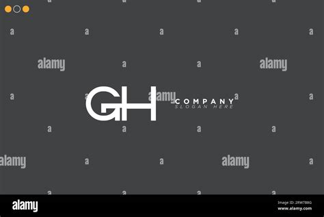 Gh Alphabet Letters Initials Monogram Logo Stock Vector Image And Art Alamy