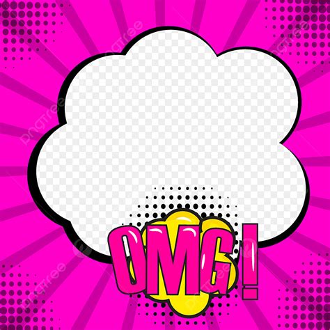 Comic Speech Bubbles Vector Design Images, Omg Comic Text Speech ...