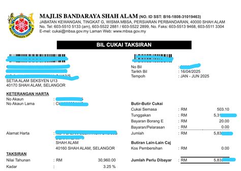 Periksa Cukai Taksiran Tertunggak Rumah Lelong My Awesome Moments