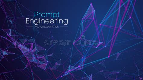 prompt engineering ai and data visualization plexus structure neural