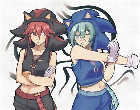 Hatsune Miku Kasane Teto Sonic The Hedgehog Shadow The Hedgehog And Hatsune Miku Vocaloid