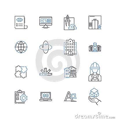 Linguistics Language Line Icons Collection Syntax Semantics Phtics Pragmatics Grammar