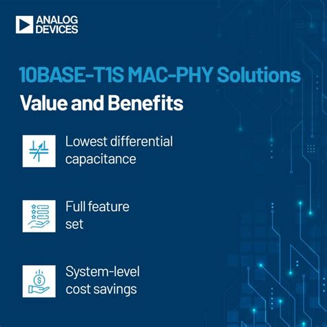 Analog Devices High Performance Mac Phy Devices Redefine Ethernet Connectivity For Next Gen