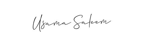 83 Usama Saleem Name Signature Style Ideas Unique Autograph