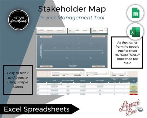 Stakeholder Mapping Excel Spreadsheet Project Management Tool Crm