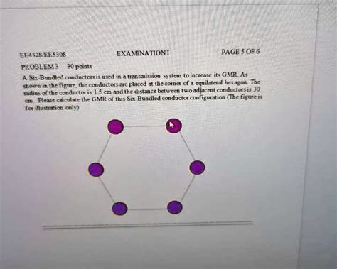 Solved Ee4328ee5308 Examination Pages Of 6 Problem A 30 Points A Six