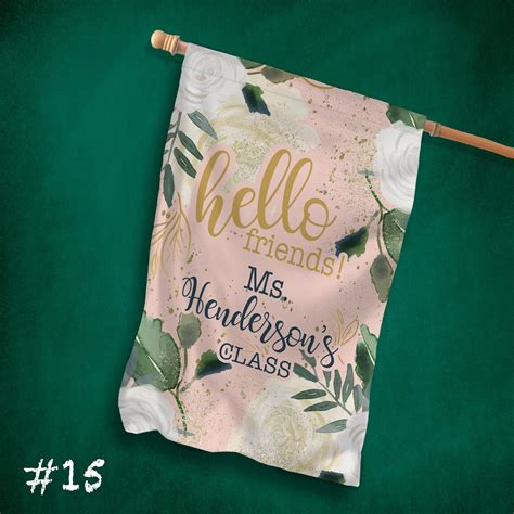 Large Teacher Classroom Flags Custom Teacher Classroom T Etsy