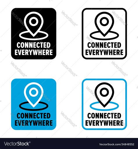 Unlimited Data Portable Hotspot Information Sign Vector Image