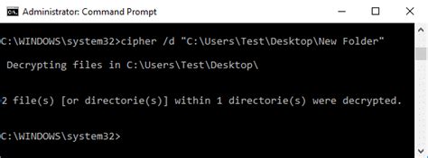 Decrypt Efs Encrypted Files And Folders In Windows 10 Techcult