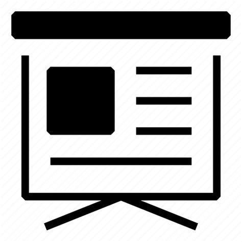 Presentation Project Report Online Course Education School Icon