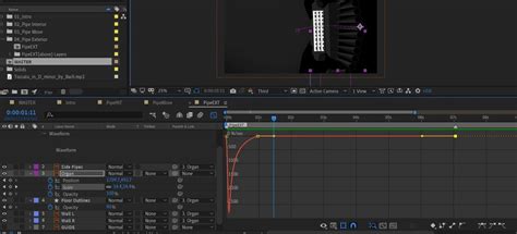 why is my graph editor between bezier keyframe 2 and 3 a straight line