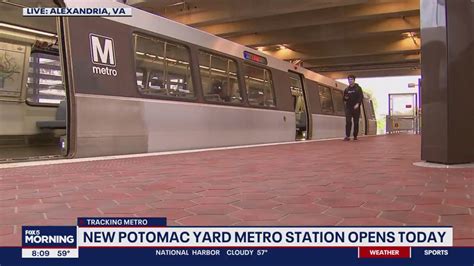 New Potomac Yard Station Opens Today Fox 5 Dc