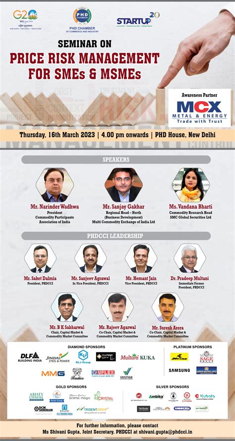Seminar On Price Risk Management For Smes And Msmes Phd Chamber