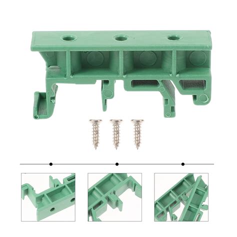 Hemoton 10 Sets Bracket For Pcb Electric Wiring Adapter Brackets Green