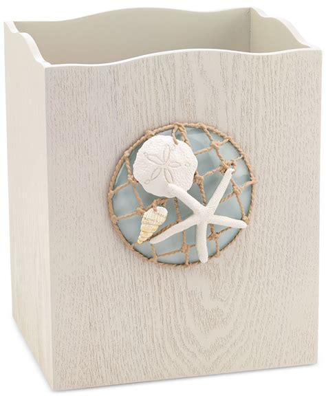 Avanti Seaglass Seashell And Netting Resin Bath Accessories Macys