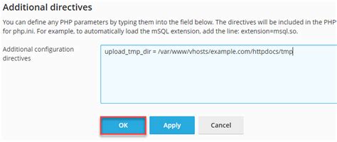 Modify The Temporary Directory For A Domain In Plesk Eukhost