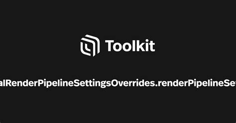 Spatialrenderpipelinesettingsoverrides Renderpipelinesettings Spatial