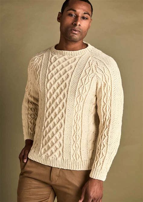Cable Jumper Knitting Pattern